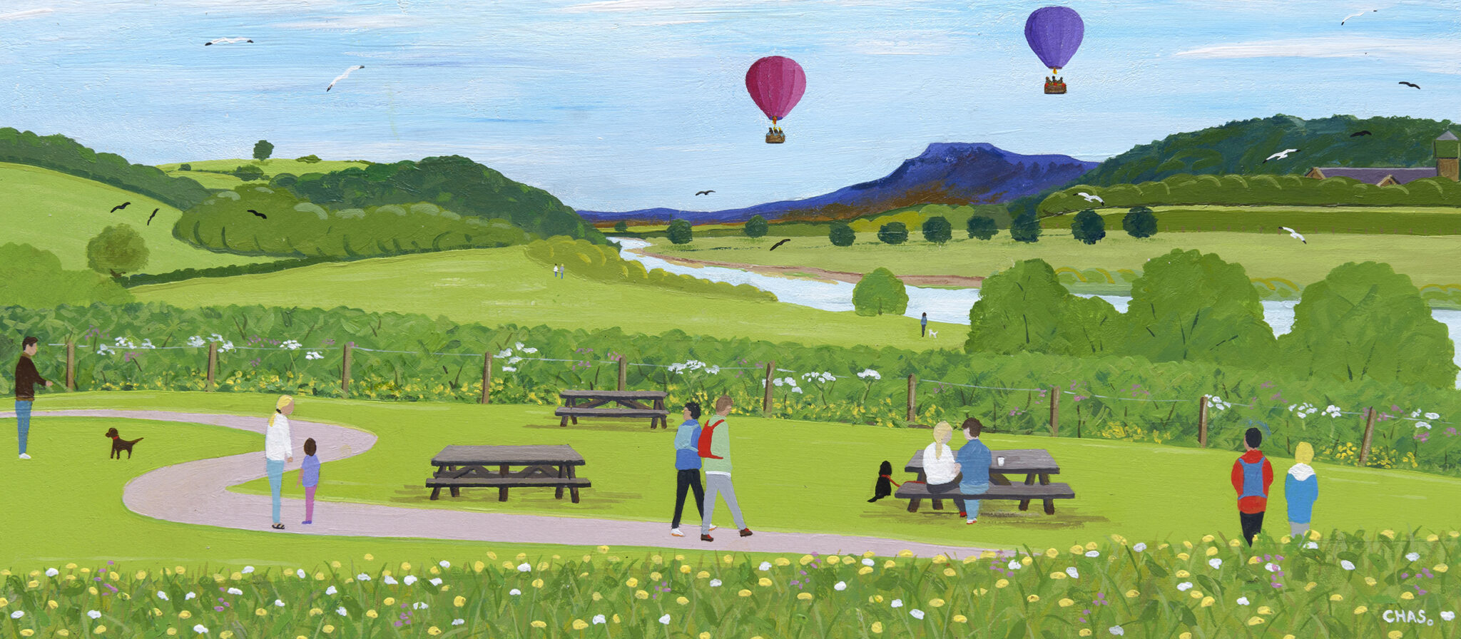 Chas Jacobs : Limited Edition Artwork Collection by the Lancaster artist